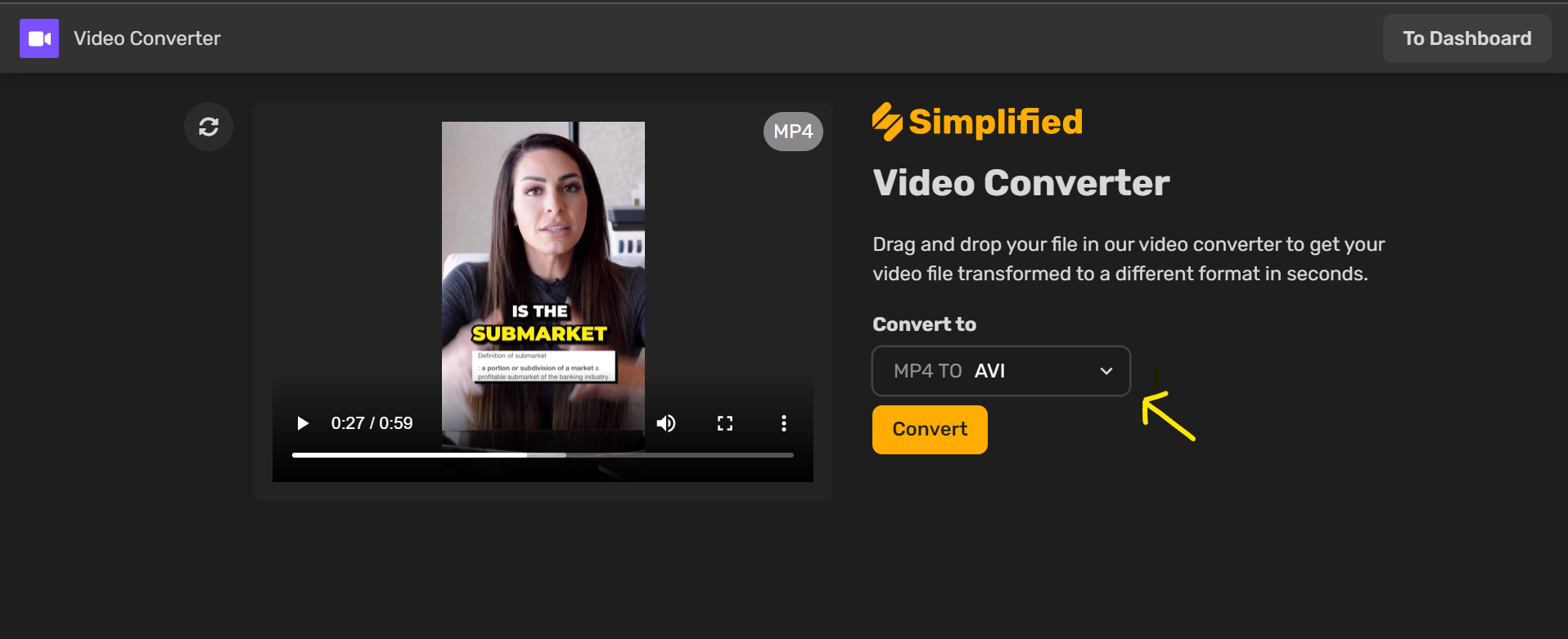 Best MP4 to AVI Converter With Steps | Simplified